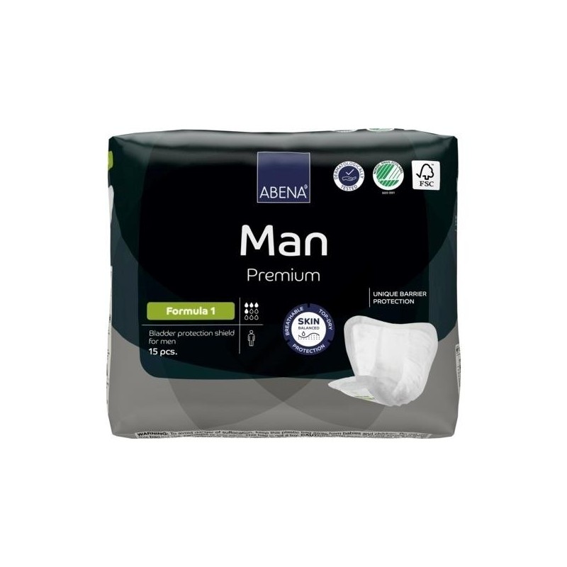 ABENA Man Premium Formula 1 | Anatomical protection for men | Senup ...